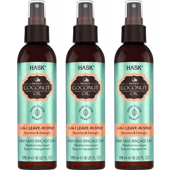 Hask | Bath & Body | 3 Pack Hask Monoi Coconut Oil Nourishing 5 In ...